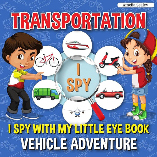 Transportation I Spy: Vehicle Adventure – The Garden Learning and Play